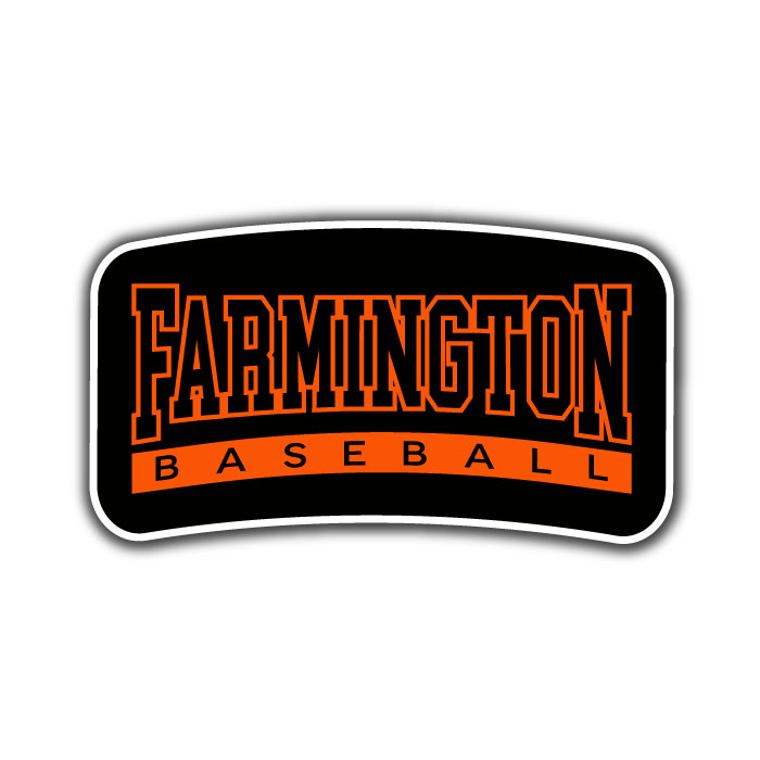 Farmington Baseball - Vinyl Sticker | Custom Apparel Inc.